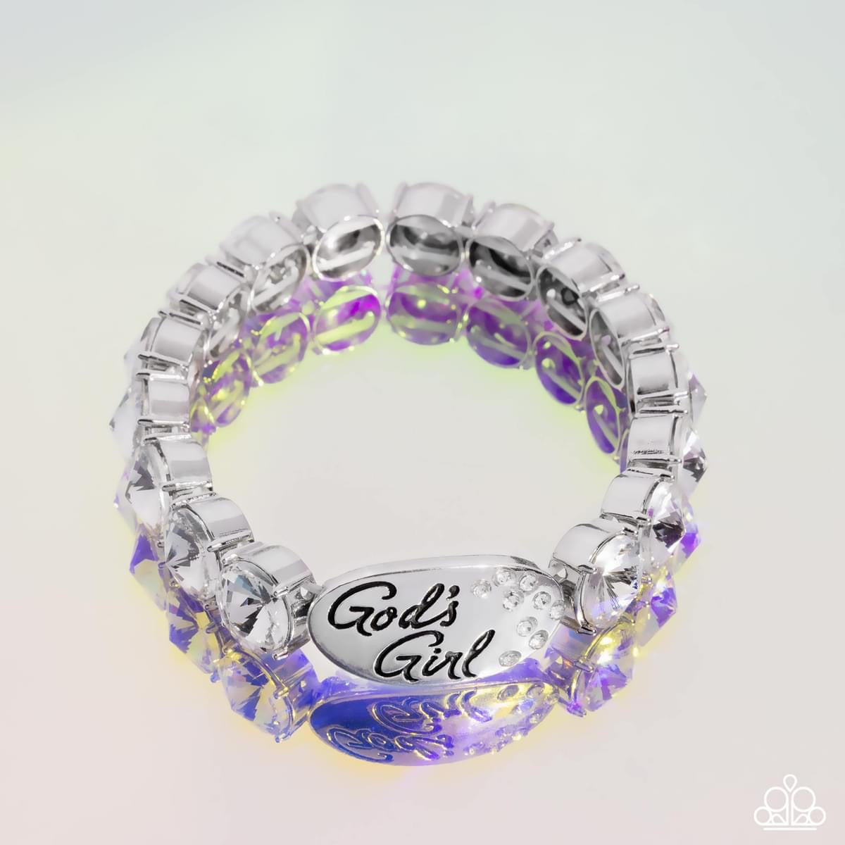 Paparazzi God’s Grace - White Bracket (Empire Diamond Exclusive) – Be ...